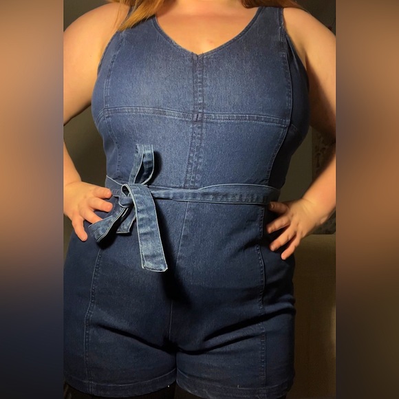 Derek Heart | Pants & Jumpsuits | Vintage Boutique Denim Romper ...